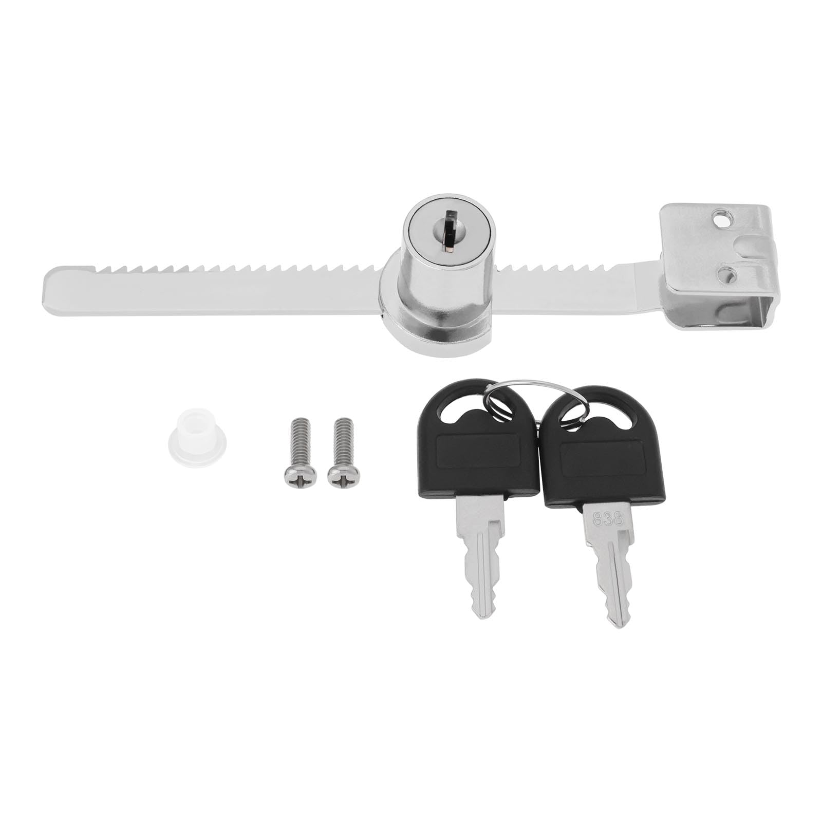 SG Store 6Pcs Sliding Glass Door Saw Lock with Key, Sliding Ratchet ...