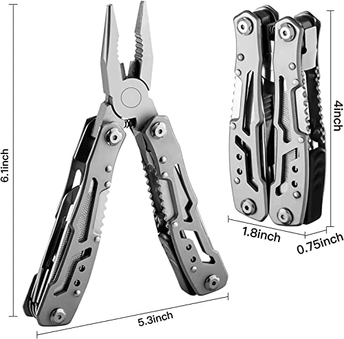 14-in-1 Multitool Pliers Multi-Functional Utility Tools, Durable ...