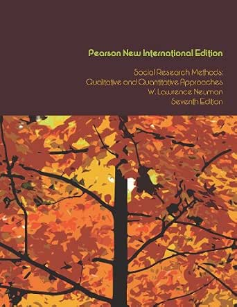 Social Research Methods: Qualitative and Quantitative Approaches ...