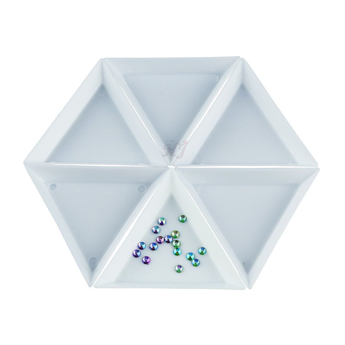 Amazon.com: 6pcs White Triangle Bead Sorting Trays,Magical Tray for ...