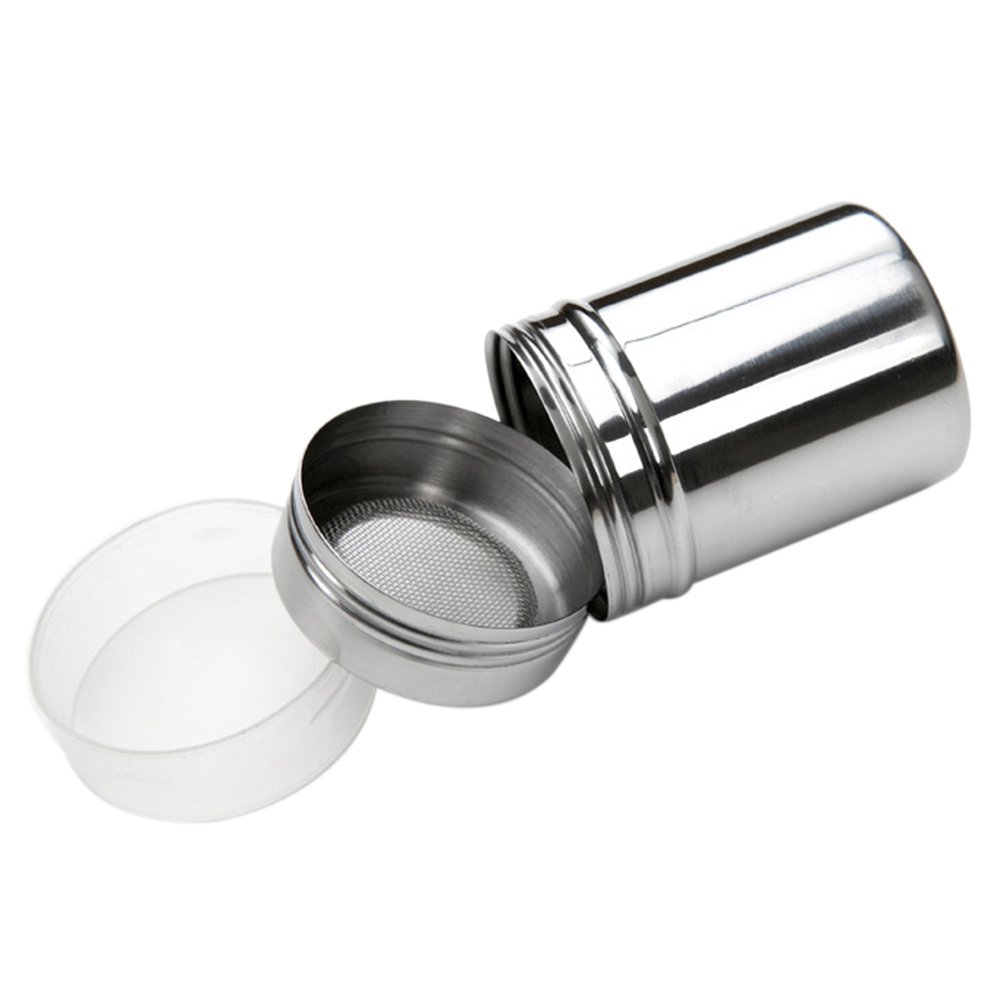 Stainless Steel Powder Shakers Flour Spice Powder Icing Sugar Coffee ...