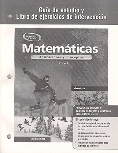 Mathematics Applications And Concepts, Course 2, Study Guide And ...
