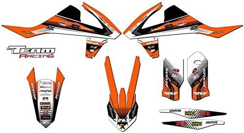 Amazon.com: Team Racing Graphics kit compatible with KTM 2017-2018 SX ...