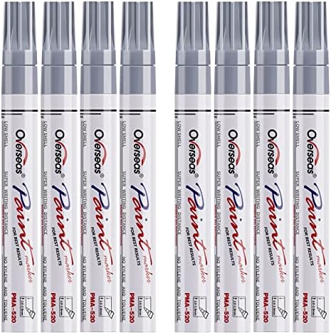 Amazon.com: Artsunlvy Silver Paint Pens Paint Markers - 2 Pack Oil ...