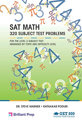 SAT Math - 320 Subject Test Problems for the Level 2 Subject Test ...