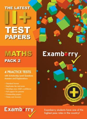 11+ Test Papers Maths Pack 2 : Examberry Media Ltd: Amazon.in: Books