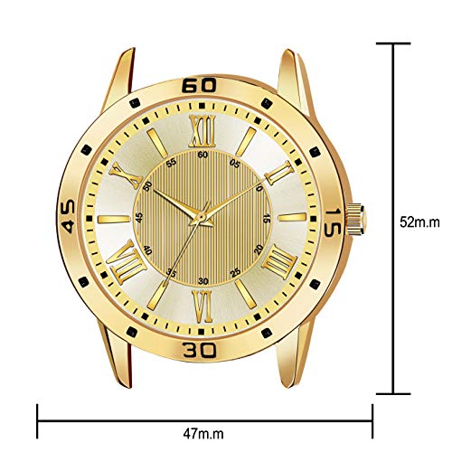 Buy FOSSEL Full Gold Stainless Steel Analogue Men Watch(ID-247) at ...