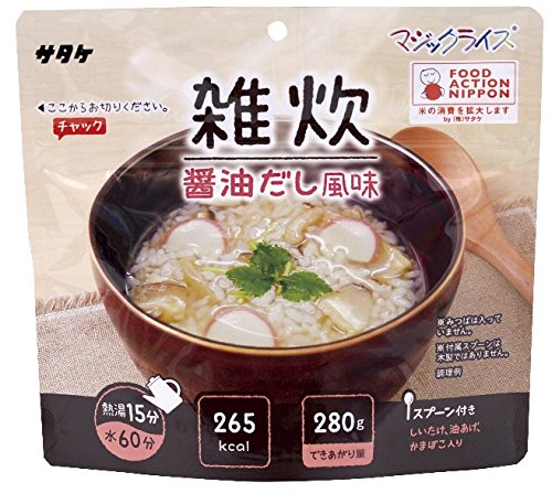 Amazon.com : It's Satake magic rice porridge soy sauce four flavor 70g ...