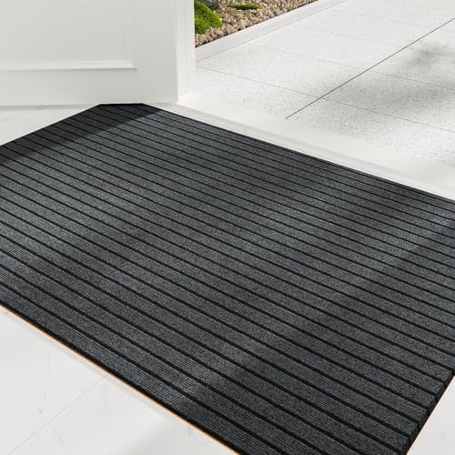 Indoor Door Mat, 29.5X 17Inch, Dirt Resistant and Absorbent, Non-Slip ...