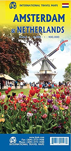 Amsterdam & Netherlands Travel Reference Map (Waterproof) 1:8,000/1: ...