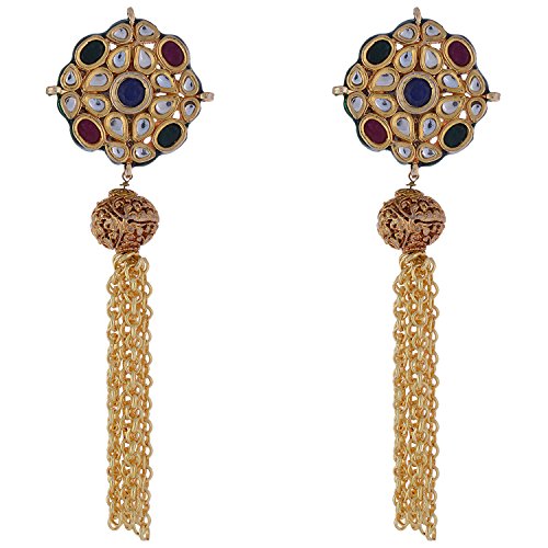 Buy B.Motiram 24K Gold Foamed Bunch Chain Set for Women (BM0014) at ...