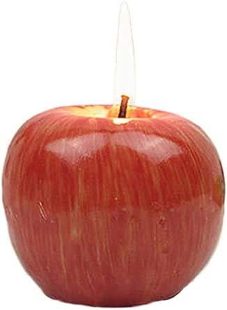 Amazon.co.jp: SFNTION Apple Candles Apple Shaped Candles Funny Lifelike ...