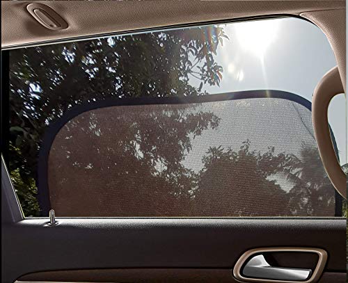 Homecute Car Window Stick Semi Transparent Sun Shade for Side Window 4 ...