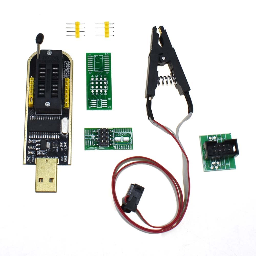 SOP8 Test Clip Socket Adapter for EEPROM 25CXX 24CXX + CH341A 24 25 ...