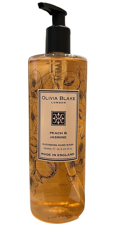 Amazon.com : Olivia Blake Peach and Jasmine Cleansing Hand Wash 16.9 ...