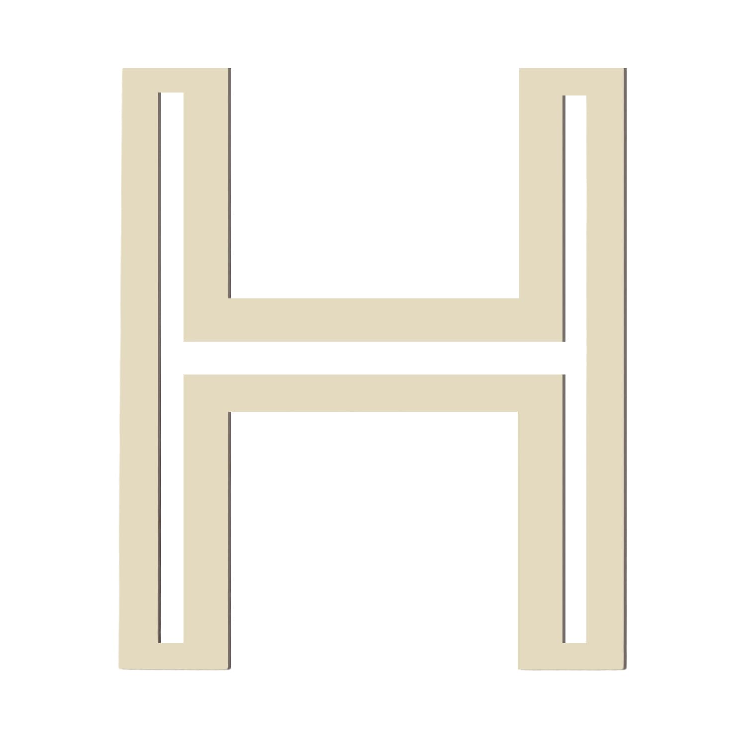 Amazon.com: Wooden Letters 8 Inch for Crafts, Hollow Cut Wood Letters H ...