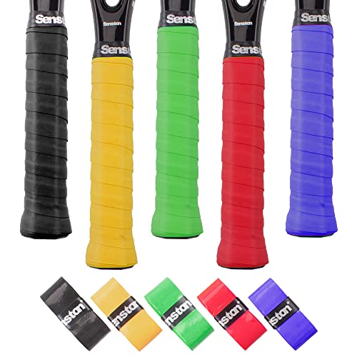 Snapklik.com : Overgrips Pack Of 5 Racquet Overgrips Tennis Badminton ...
