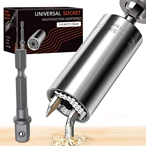 Amazon: Self-adjusting Socket Fits Standard 1/4'' - 3/4'' Metric 7mm ...