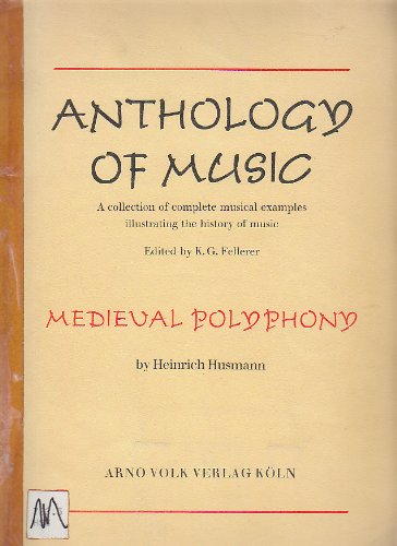 Medieval... by Husmann, Heinrich (K.G. Fellerer, ed.)