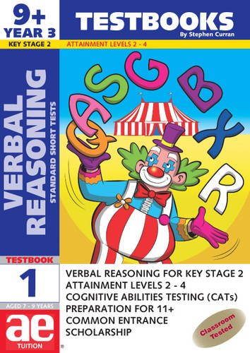 9+ (Year 3) Verbal Reasoning Testbook 1: Standard Short Tests (9+ (year ...