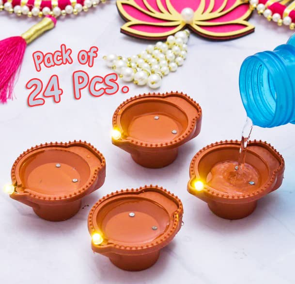 Buy Deepawali Water Sensor Diya Diwali Diyas, Water Diya for Diwali Dia ...