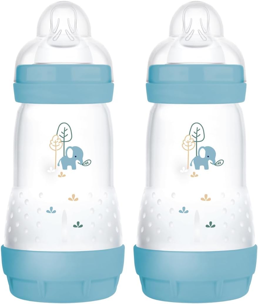 MAM Easy Start Self Sterilising Anti-Colic Baby Bottle Pack of 2 (2 x ...