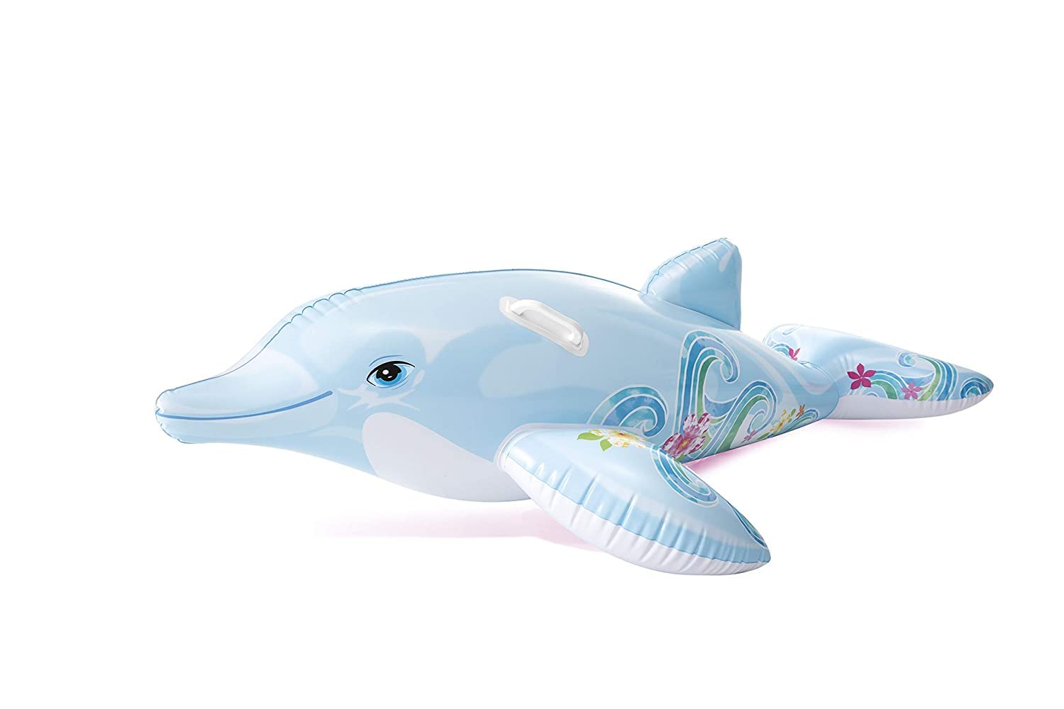 Jilani Water Float for Kid Silver Dolphin Inflatable Float Size 76"x47 ...