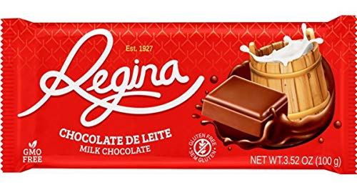 Amazon.com : CHOCOLATE REGINA - MILK Chocolate Bar (GMO and Gluten-Free ...