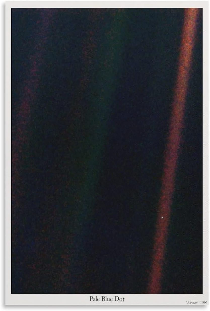 Amazon.com: Astronomy Science Pale Blue Dot Planet Earth Space from ...