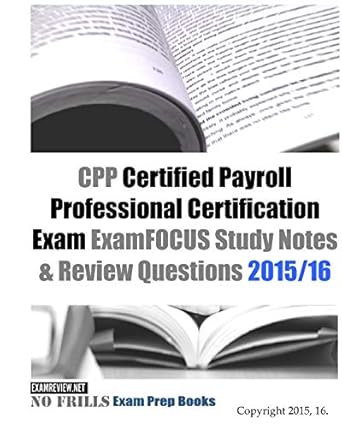 Amazon.com: CPP Certified Payroll Professional Certification Exam ...