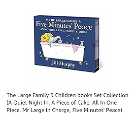The Large Family 5 Children books Set Collection (A Quiet Night In, A ...