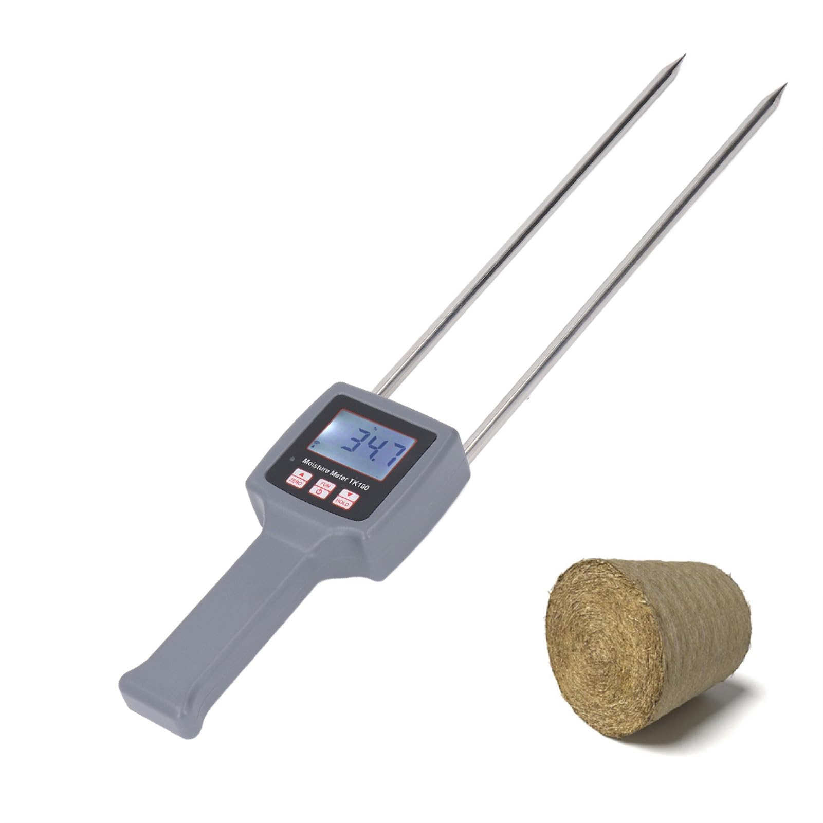 Wood Moisture Meter TK100H Hay Moisture Tester - Portable Digital ...