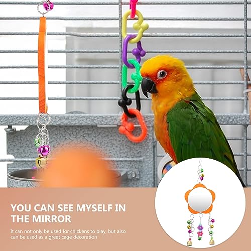 Wiggles Toys Chicken Mirror Toy with Bell Farm Animal Hanging Mirror ...