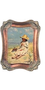 Amazon.com - PARAFAYER Vintage Picture Frame 5x7, Antique Baroque Photo ...