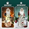 Amazon.com: Glowing Santa Claus Statue - 13'' Resin Christmas ...