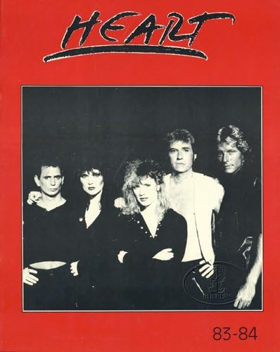 Heart 1983-1984 Passionworks Tour Concert Program Programme Book Nancy ...