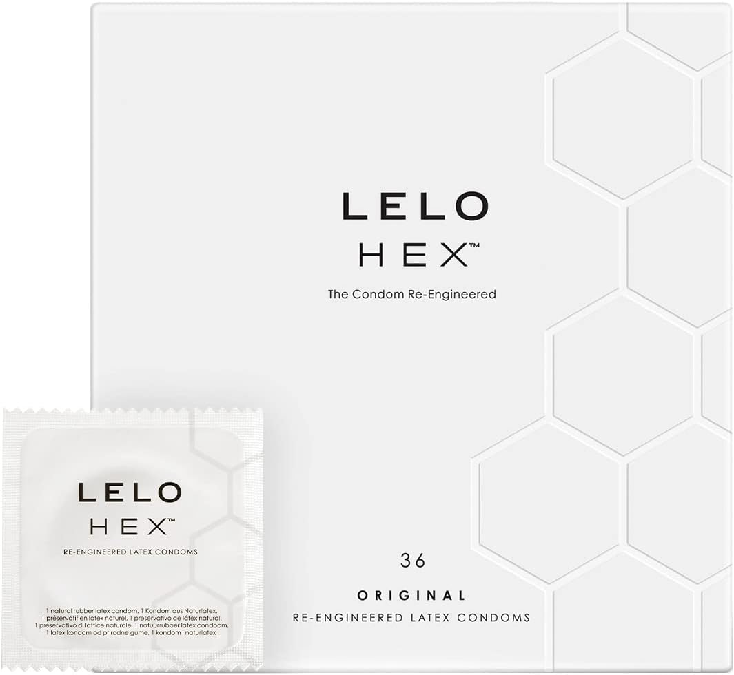 Amazon.com: LELO HEX Original Condoms Thin with Increased Strength ...