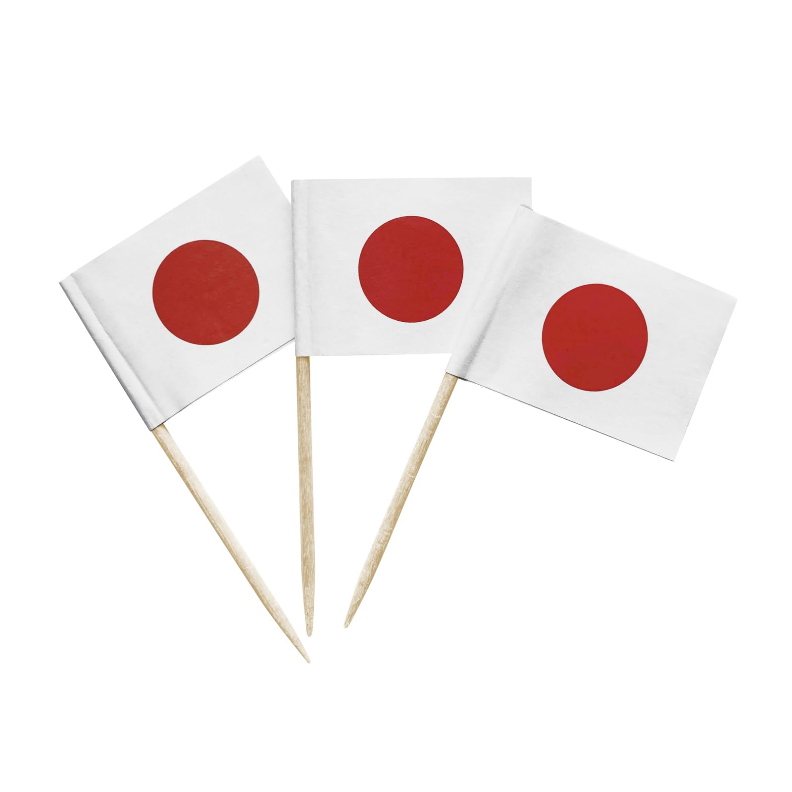 Amazon.com | 100 Pcs Japan Flag Japanese Toothpick Flags Cocktail Picks ...
