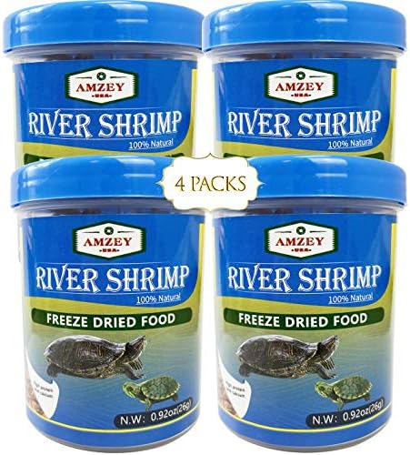 Amazon.com : Amzey 4 Pack Dried River Shrimp - Freeze Dried Red Shrimp ...