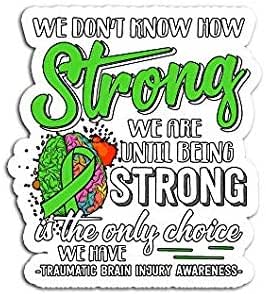 Amazon.com: TBI Awareness Traumatic Brain Injury - Sticker Graphic ...
