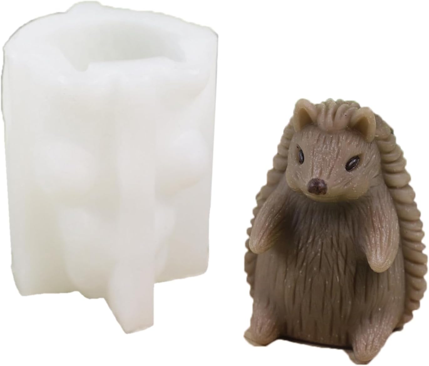 Hedgehog Shaped Silicone Mold for Making Soap Plaster Ornemant Resin ...