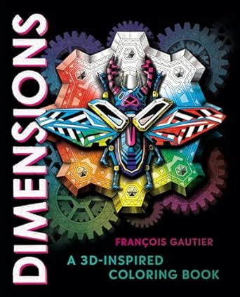 Amazon.com: Dimensions: A 3D-Inspired Coloring Book: 9780593187135 ...