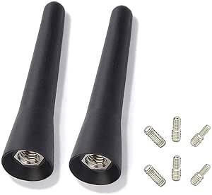 2 Sets Universal Car Aerial 2.5 Inch Small Short Car Aerial Car Radio ...