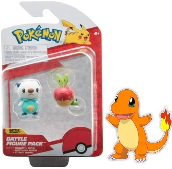 Amazon.com: Pokemon Battle Figure Action Ready 2 Pack with Bonus ...