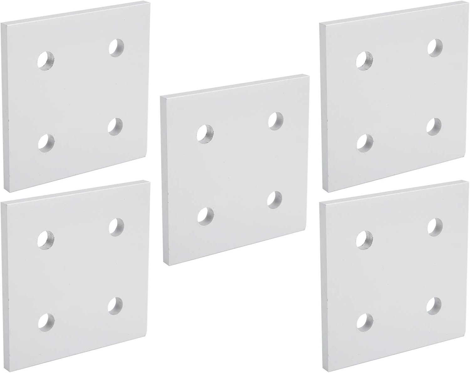 Amazon.com: Connecting Plate 5pcs 4 Holes Bracket Plate Vertical ...