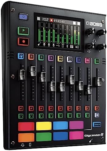 BOSS Gigcaster 8 | 8-Channel Audio Streaming Mixer with Direct Guitar ...