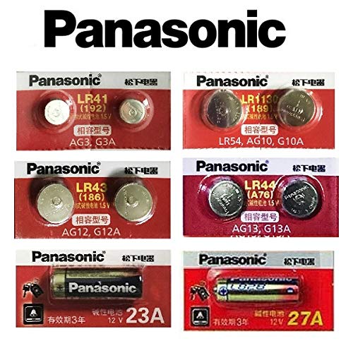 Ag13 Battery 20-Pack LR1130 AG10 GP189 1.5V Alkaline Batteries - 75mAh ...
