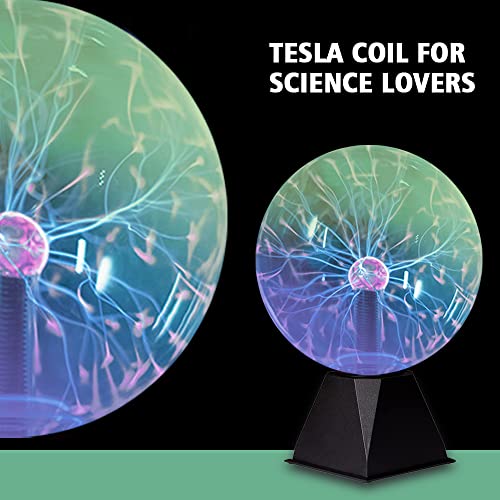 mcoplus 8 Inch Colorful Plasma Ball, Lamp/Light, Electric Nebula ...