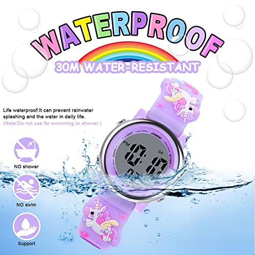 Buy Vicloon Kids Watch, Girls Watch Waterproof 3D Cute Cartoon Toy ...