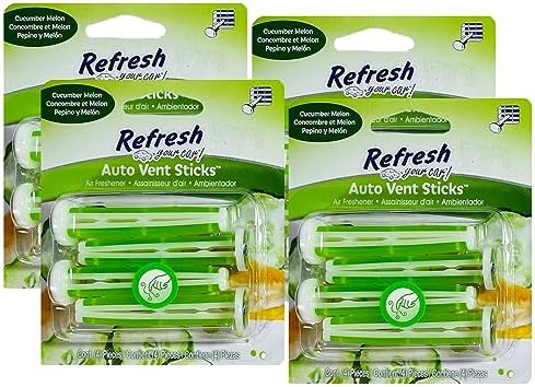 Amazon.com: Refresh Your Car! Car Air Fresheners Vent Sticks, Odor ...